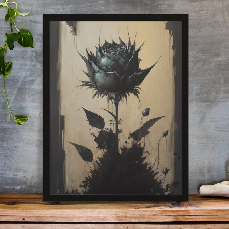 Black Rose - Etsy