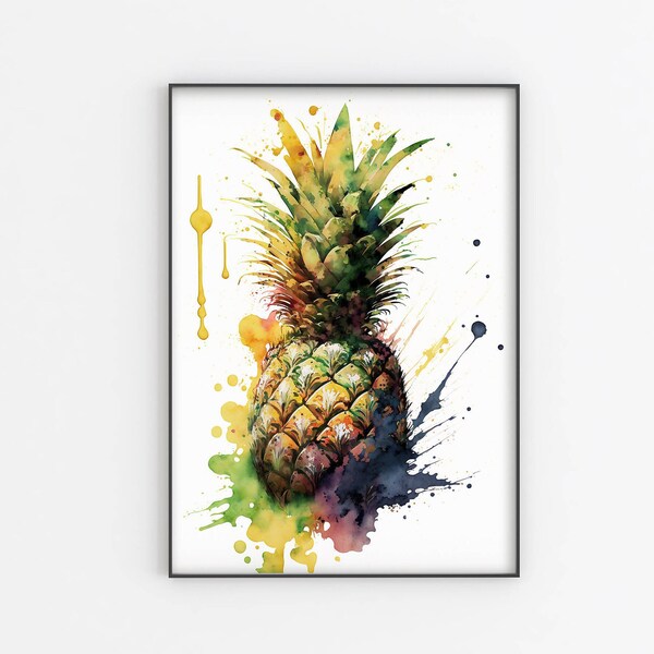 Pineapple Poster - Etsy