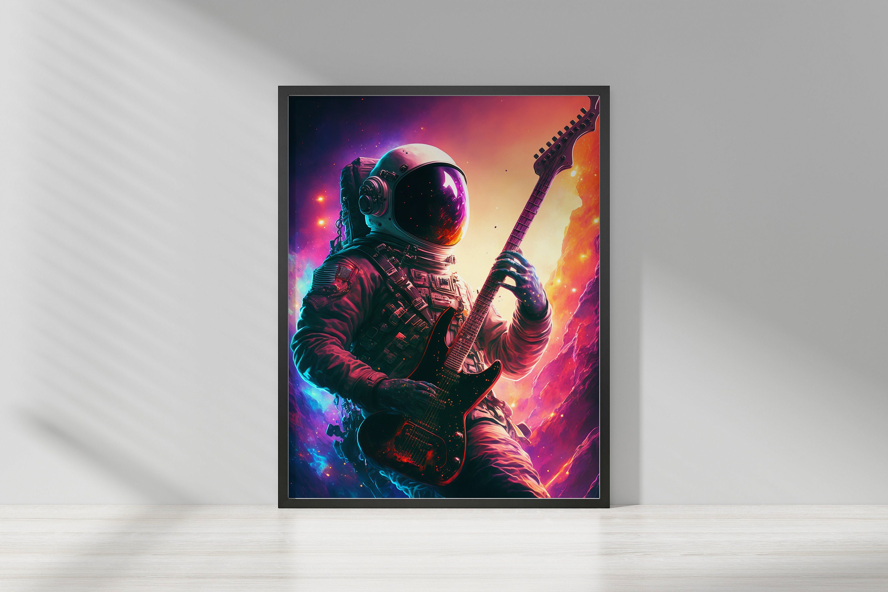 Astronaut in Space Poster Print | Astronaut Wall Art | Space Poster ...