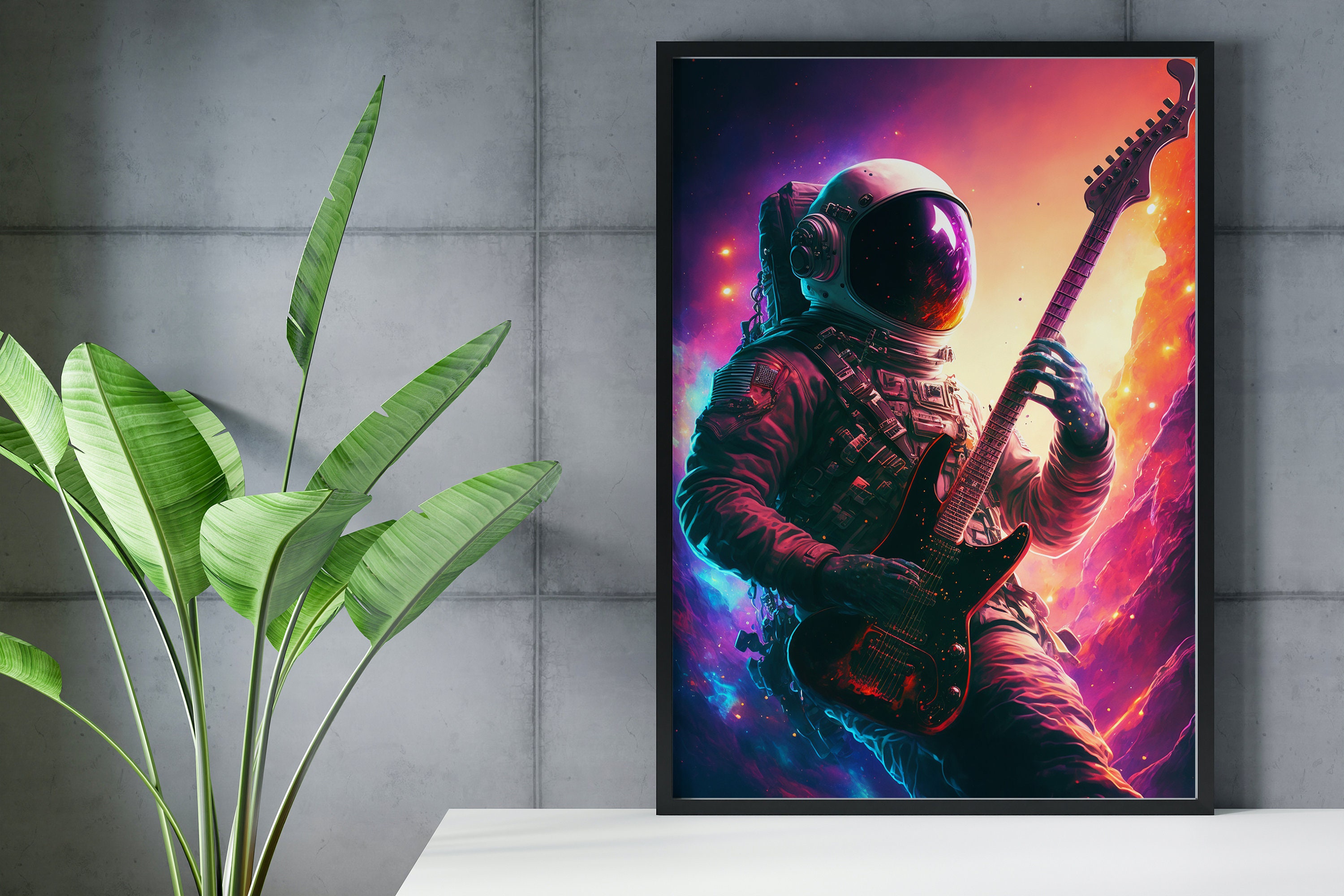 Astronaut in Space Poster Print Astronaut Wall Art Space Poster Print ...