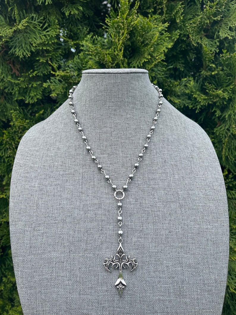 Cross Rosary/ Beaded Rosary/ Cross Necklace - Etsy