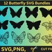Butterfly Svg Butterfly Svg Bundle Layered Butterfly Bundle - Etsy