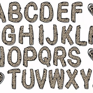 Doodle Alphabet Font PNG, Alphapack, Transparent Doodle, PNG Bundle ...
