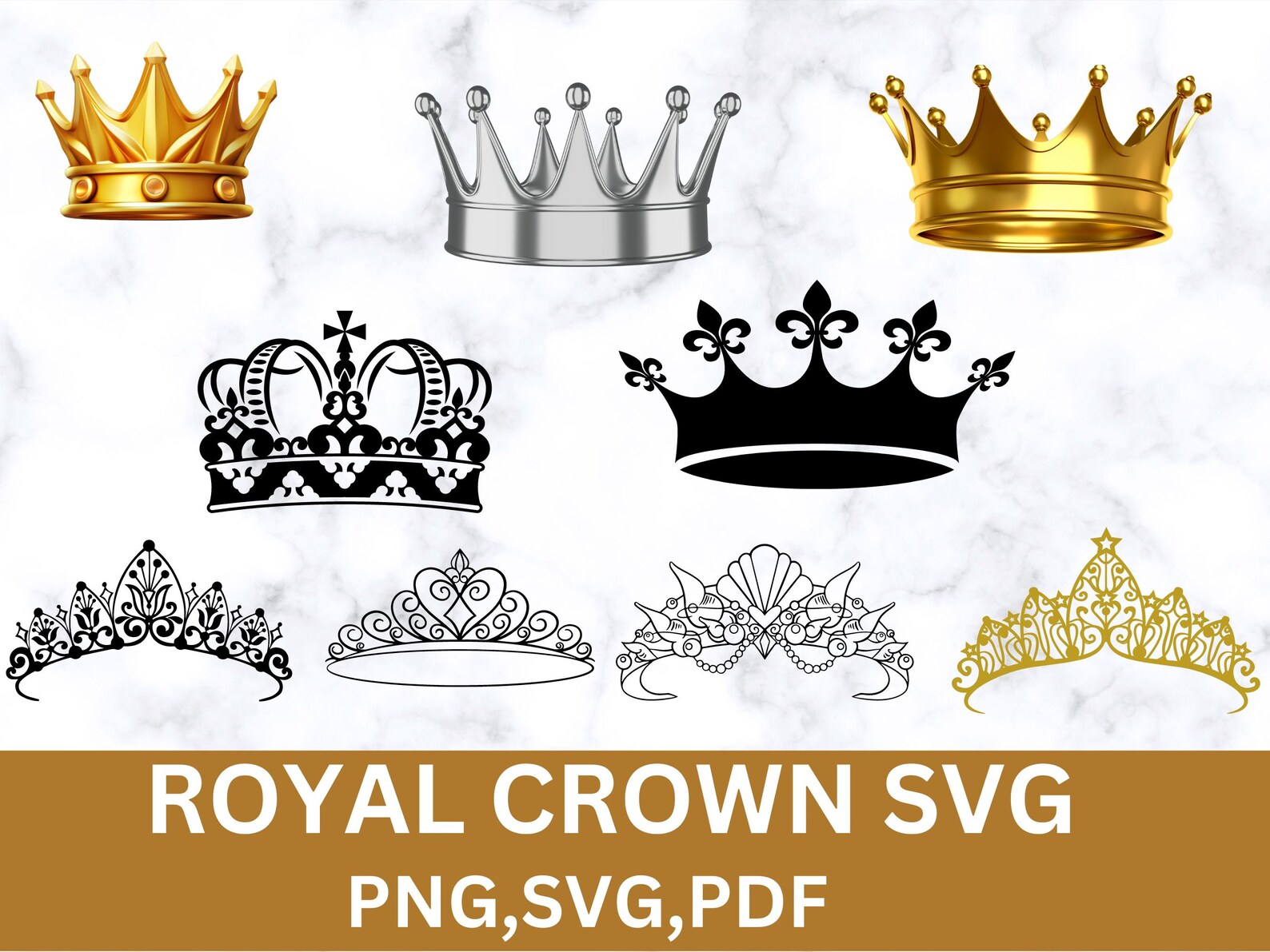 Royal Crown SVG, Queen Crown SVG, King Crown Svg, Royal Crown Birthday ...