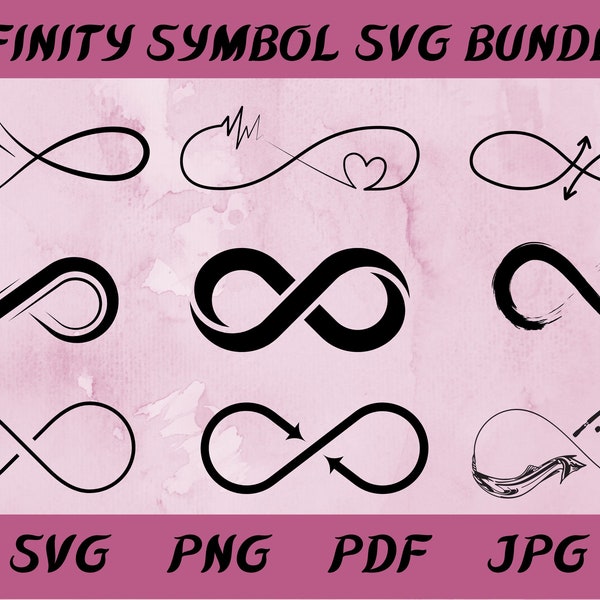 Infinity Symbol Svg - Etsy