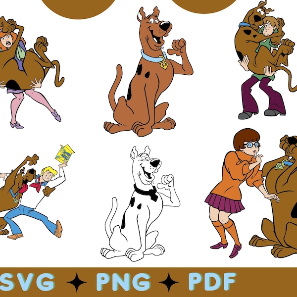 Svg Scobby Doo - Etsy