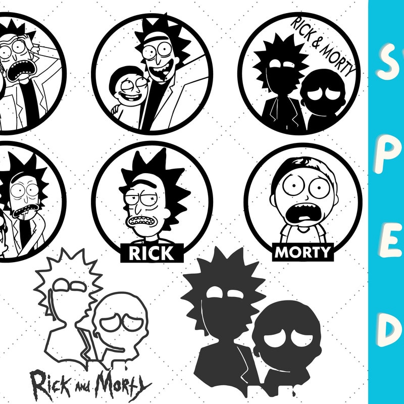 Rick and Morty Svg - Etsy