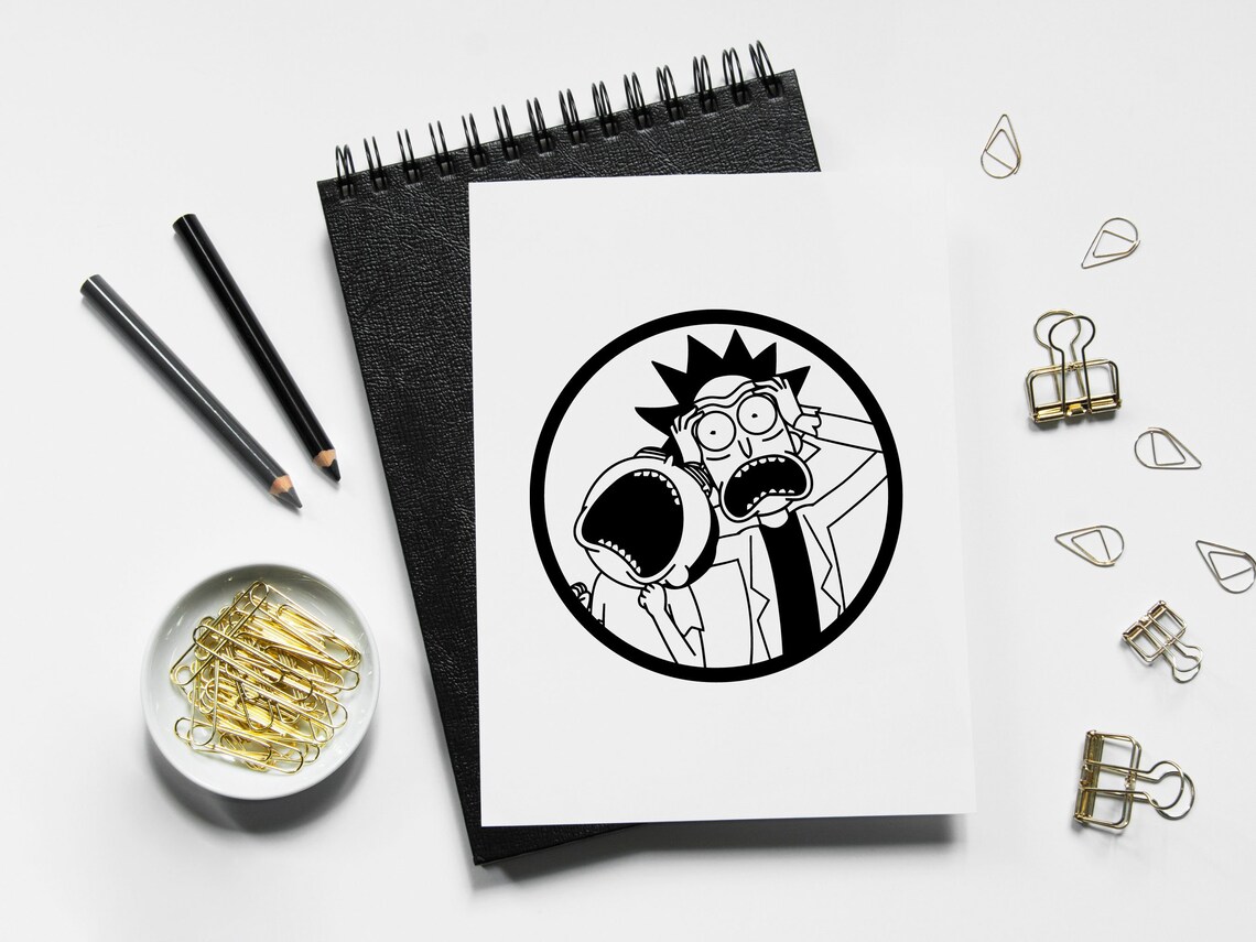 Pickle Rick Dual SVG, Morty svg, Rick SVG, paquete de Rick y Morty SVG ...