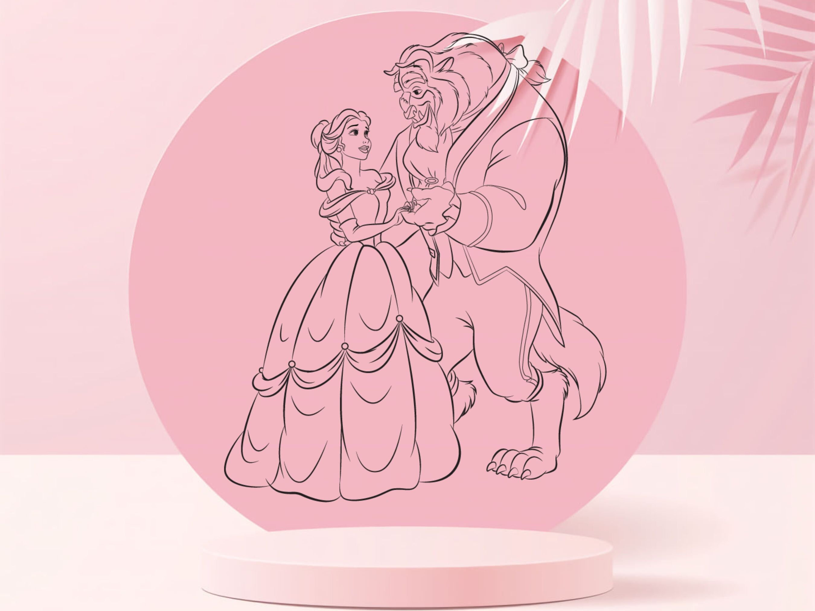 Belle Svg,beauty and the Beast Svg,princess Svg,belle Clipart, Princess ...