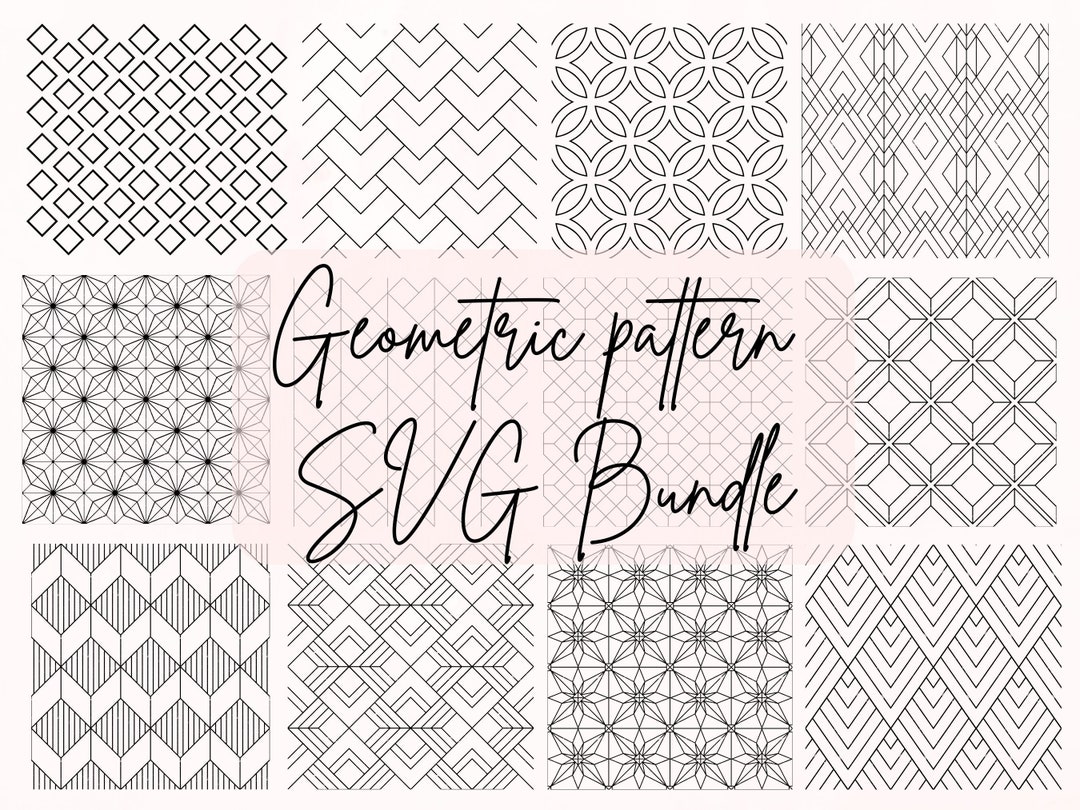 Geometric Pattern Bundle SVG ,geometric Patterns Designs, Geometric ...