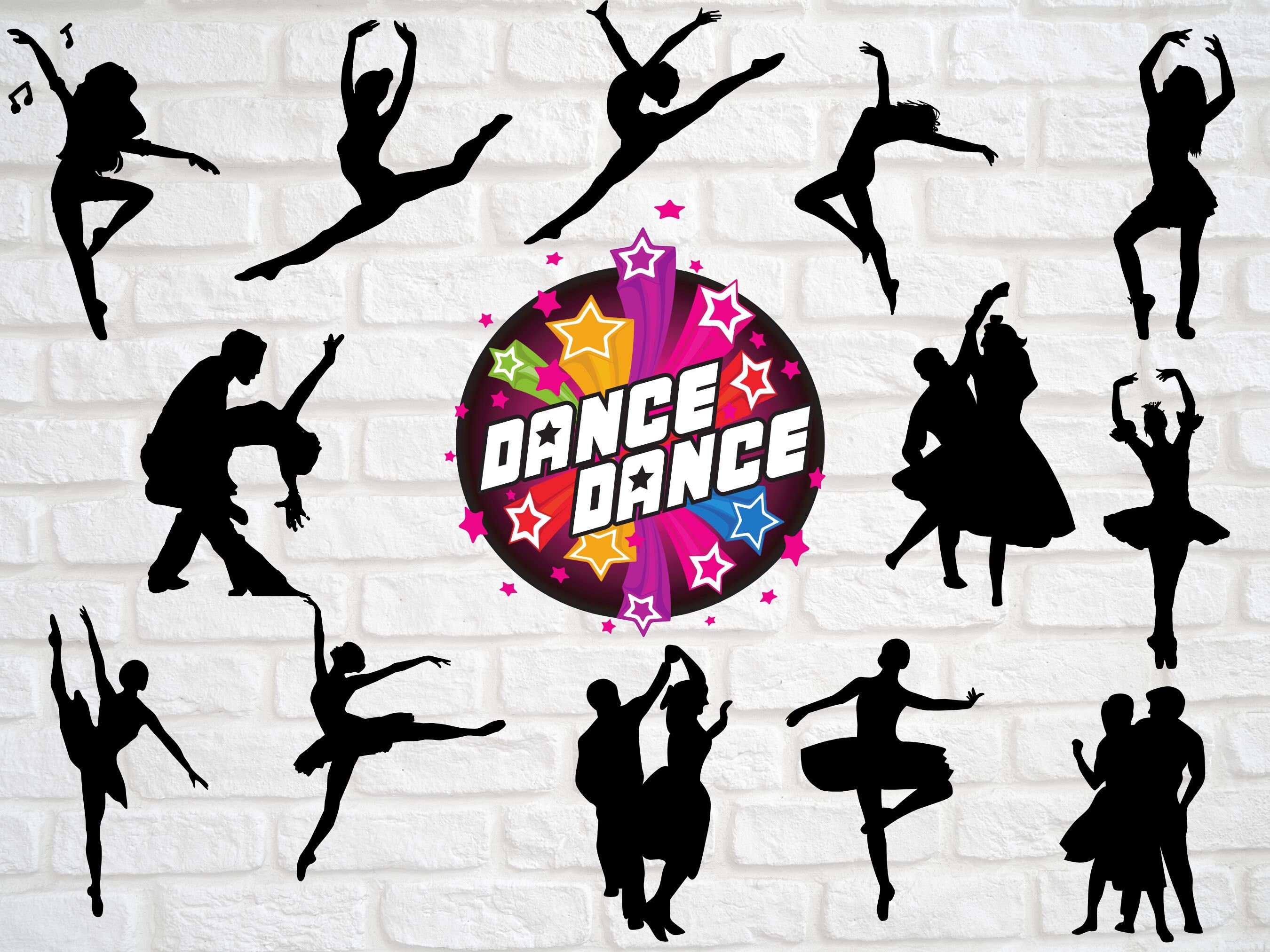 Dance Svg Bundlecouple Dance Svgdance Team Svgdancers Dance ...
