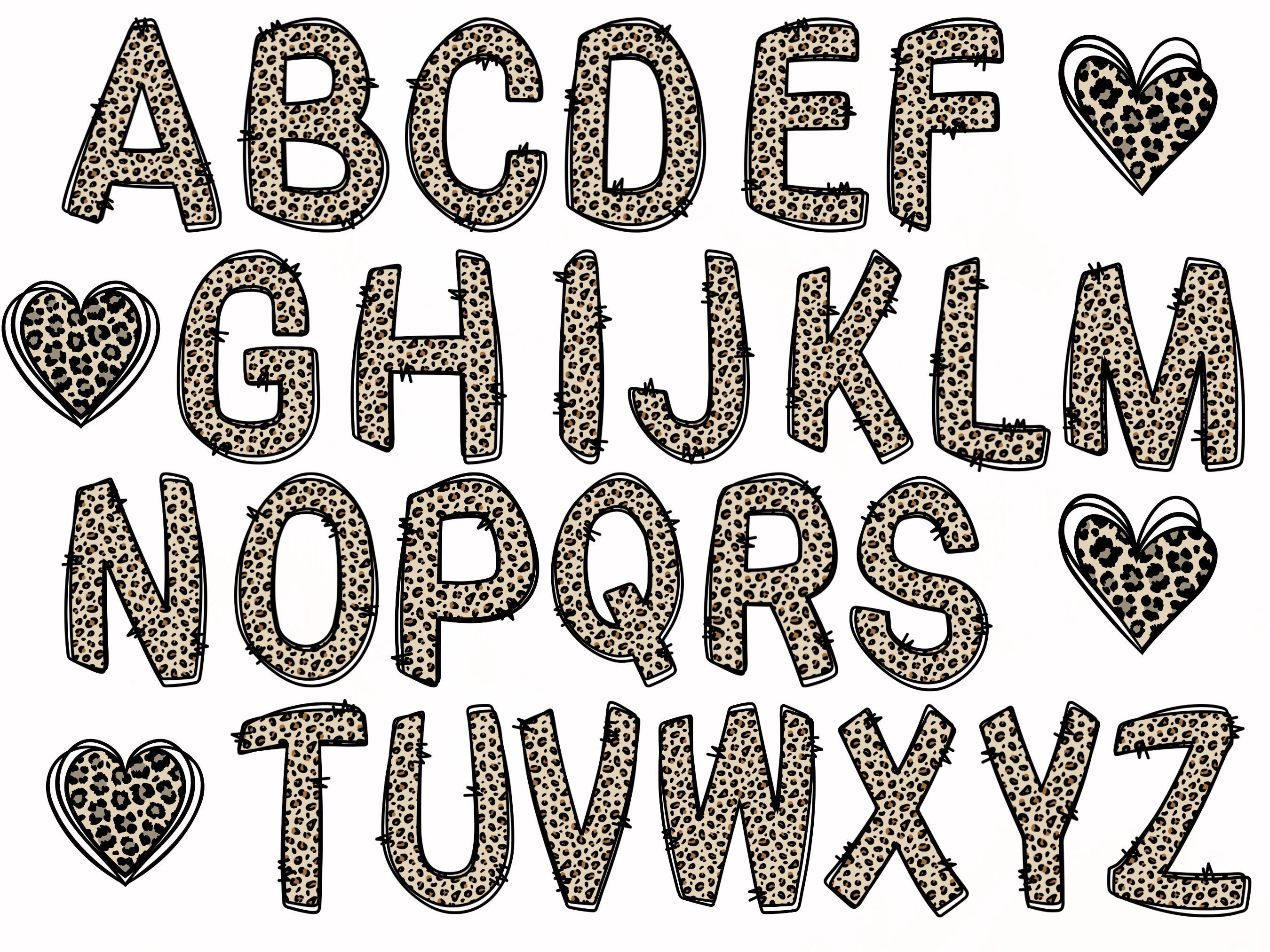 Doodle Alphabet Font PNG, Alphapack, Transparent Doodle, PNG Bundle ...