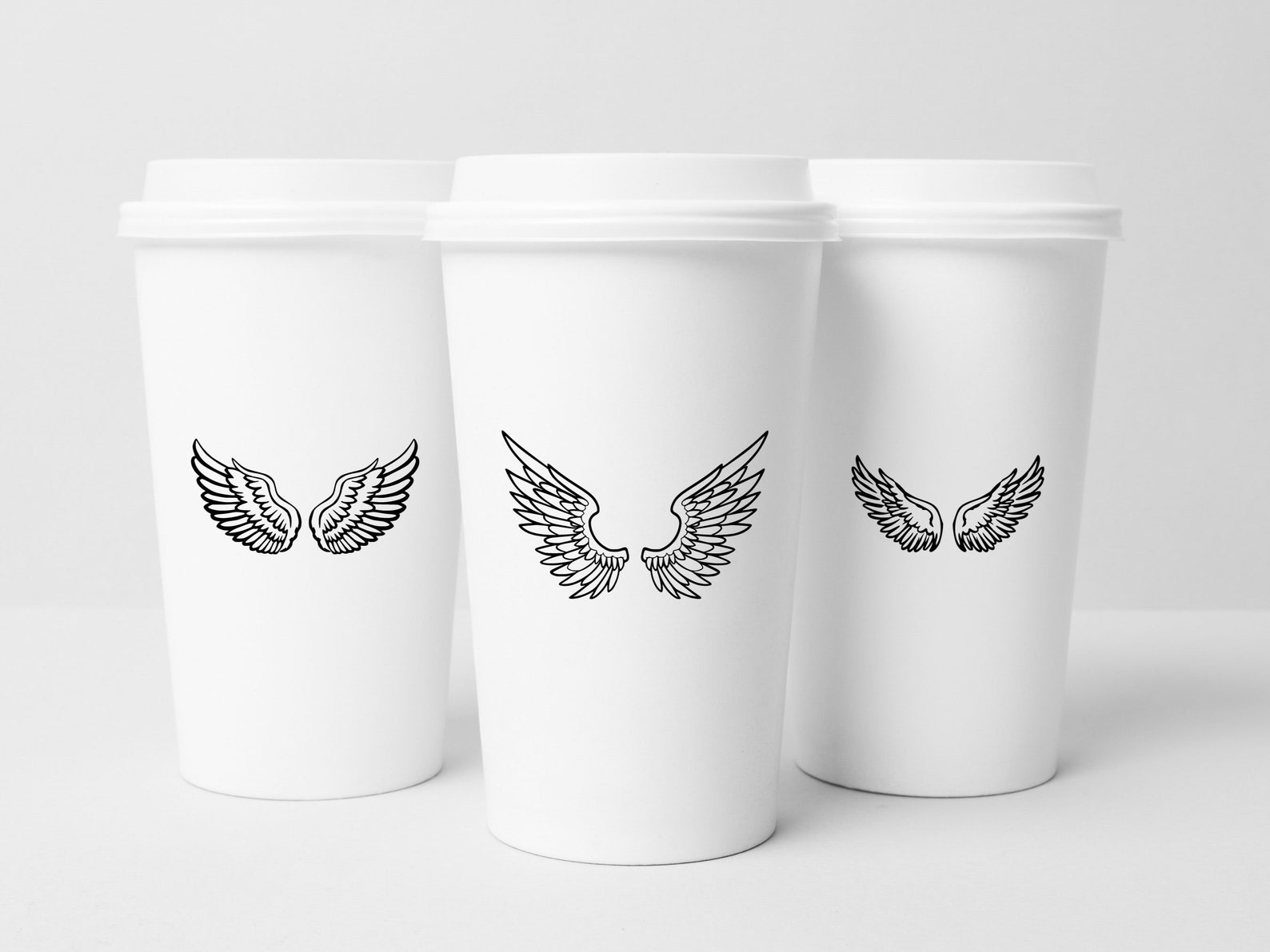 Angel Wings SVG, Angel Wing SVG, Angel Wings PNG, Wings Shape, Angel in ...