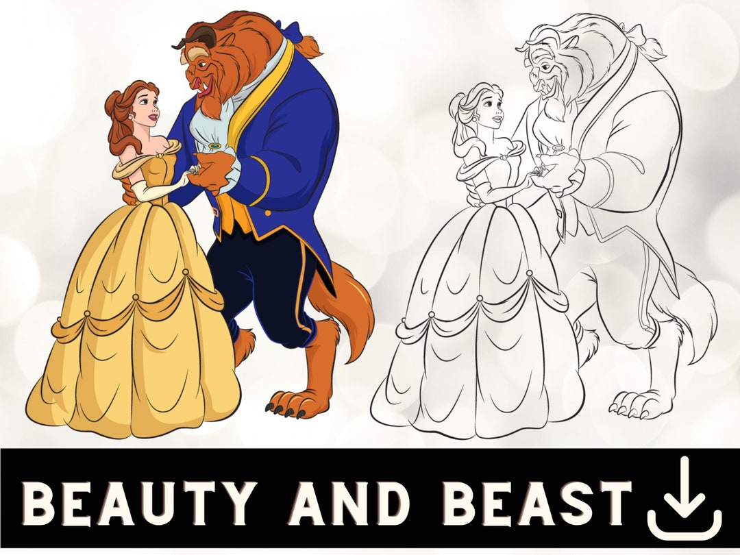 Belle Svg,beauty and the Beast Svg,princess Svg,belle Clipart, Princess ...