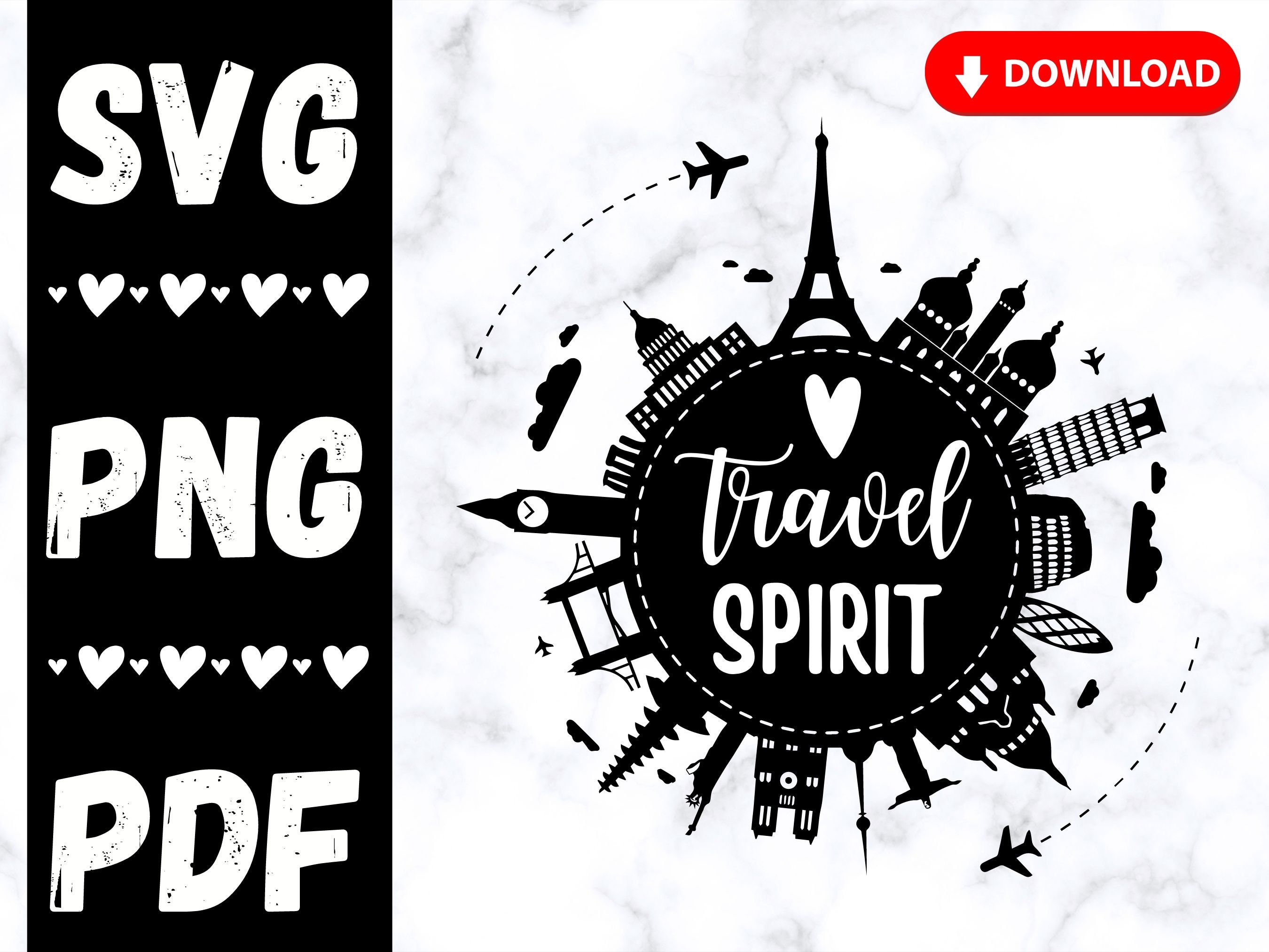 Travel Spirit SVG, Travel Quote SVG , Travel Svg , Travel Png, Cricut ...