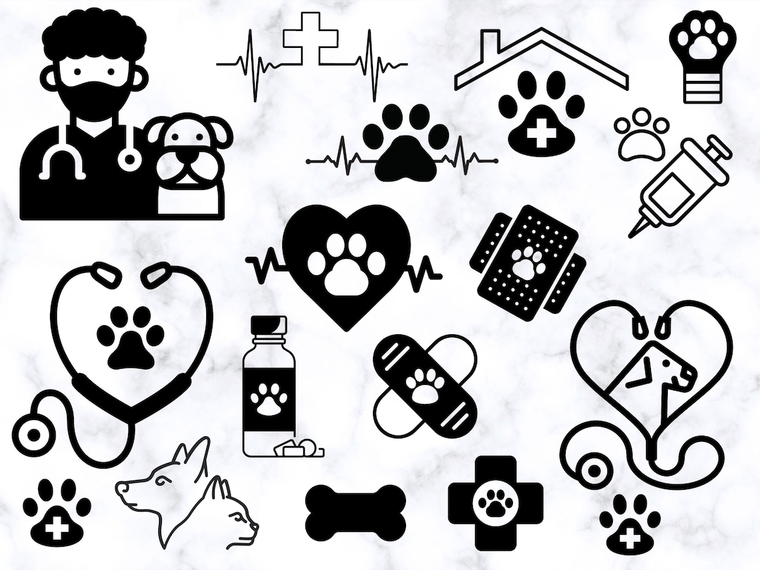 Veterinarian SVG Bundle Veterinarian for Cricut Cut File, Silhouette ...