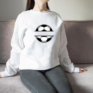 Soccer Ball Split Monogram SVG | Personalized Soccer Design | Digital ...