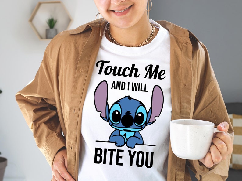 Touch Me and I Will Bite You, Lilo & Stitch SVG - Etsy