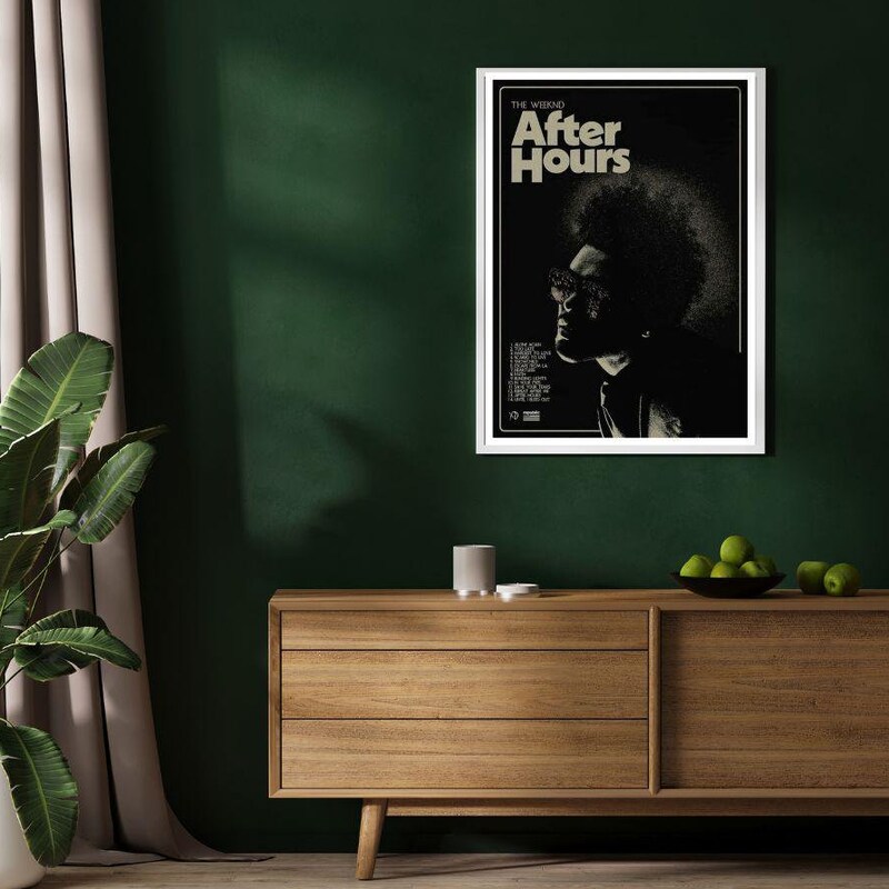 The Weeknd Wall Art - Etsy