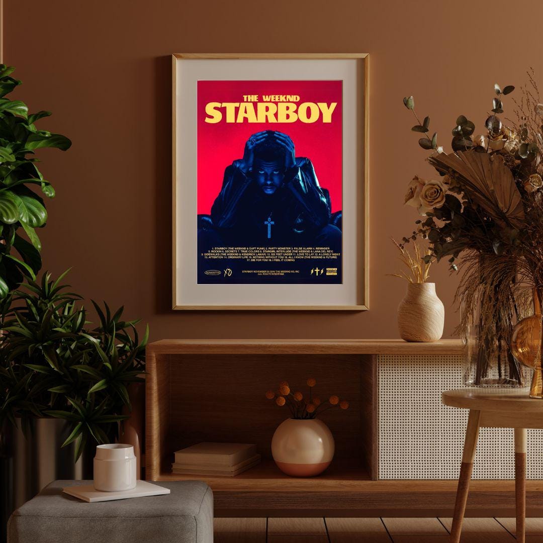 The Weeknd Album Cover Wall Poster Printable - Etsy