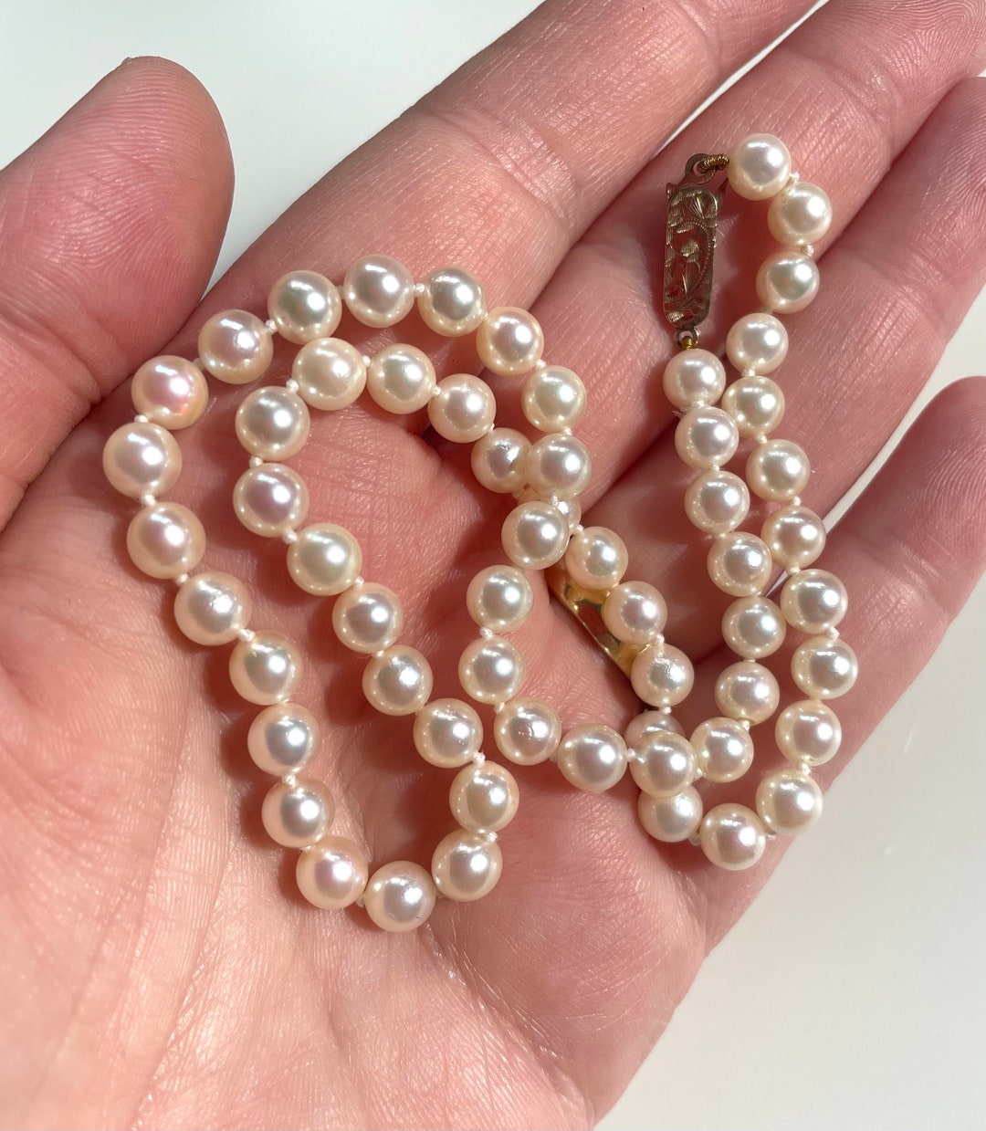 Stunning Unique Antique Victorian Japanese Saltwater Akoya Classic ...