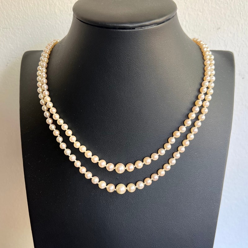 Double Strand Pearls - Etsy