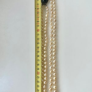 Stunning Antique Sterling Silver & 9 Ct Gold Black Chalcedony Clasp Double Strand Twin Row ...