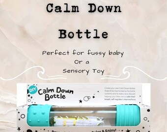 Sensory Bottle Calming Glitter Bottles Pack of 2 Calm Down - Etsy