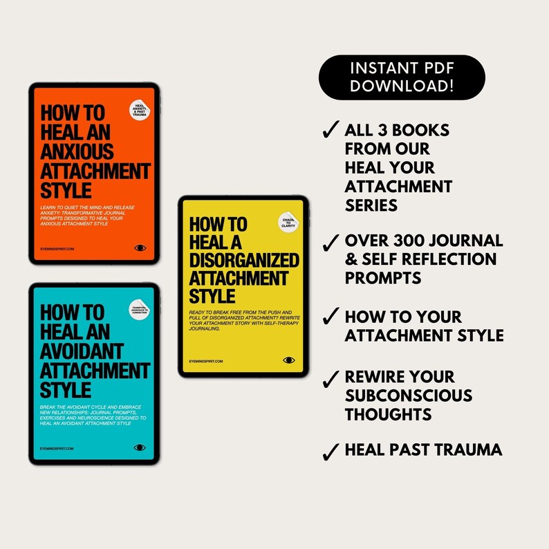 Heal Your Attachment Style Trilogy: Transformative Guides for Anxious ...