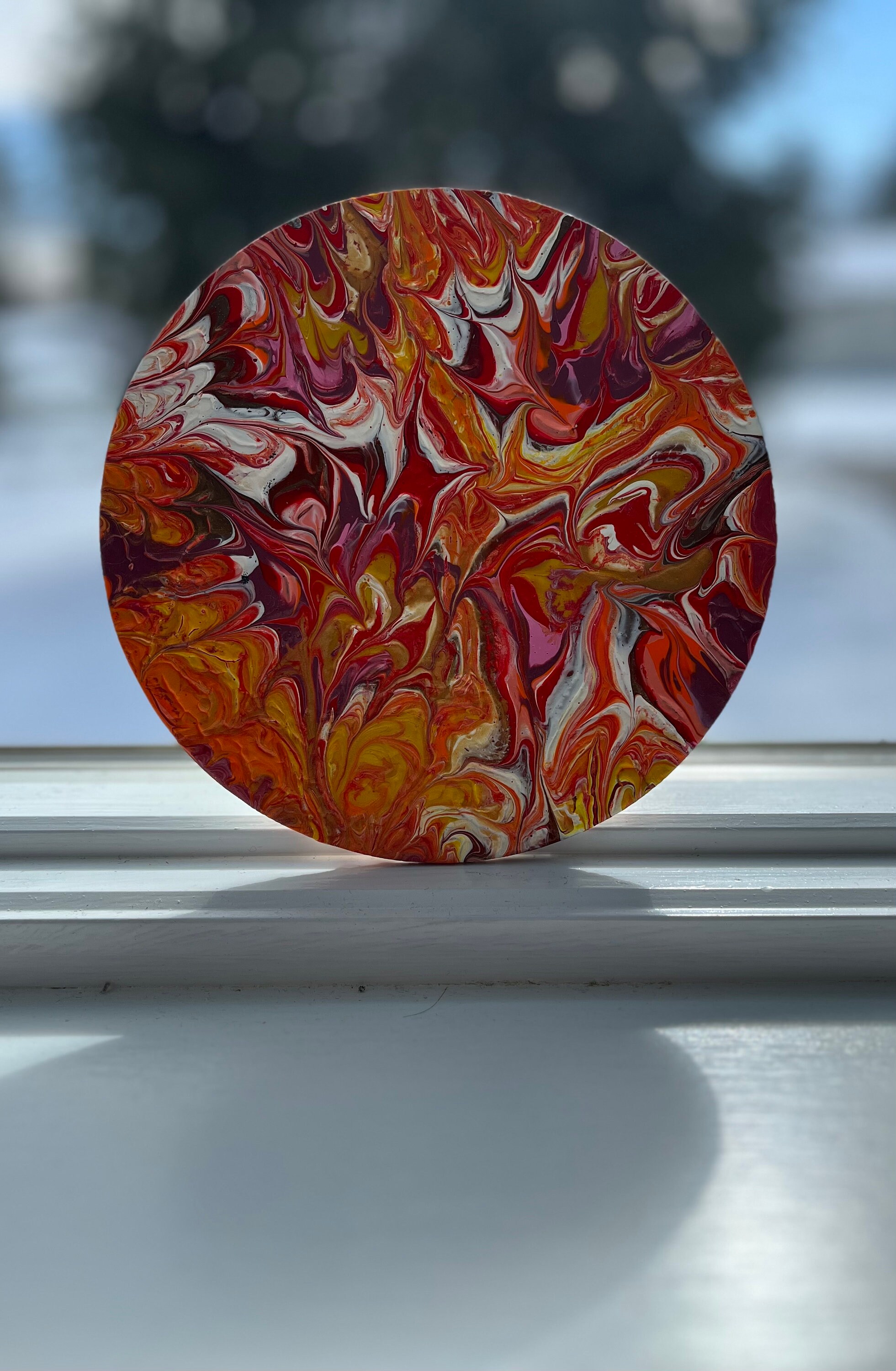 Acrylic Paint Pouring flamin Hot Cheetos - Etsy