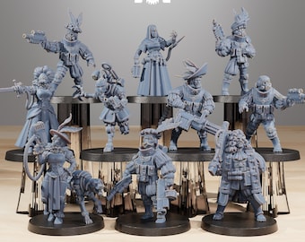 Grimguard Marksmen Proxy Sniper Grimdark Tabletop RPG Wargaming Station ...