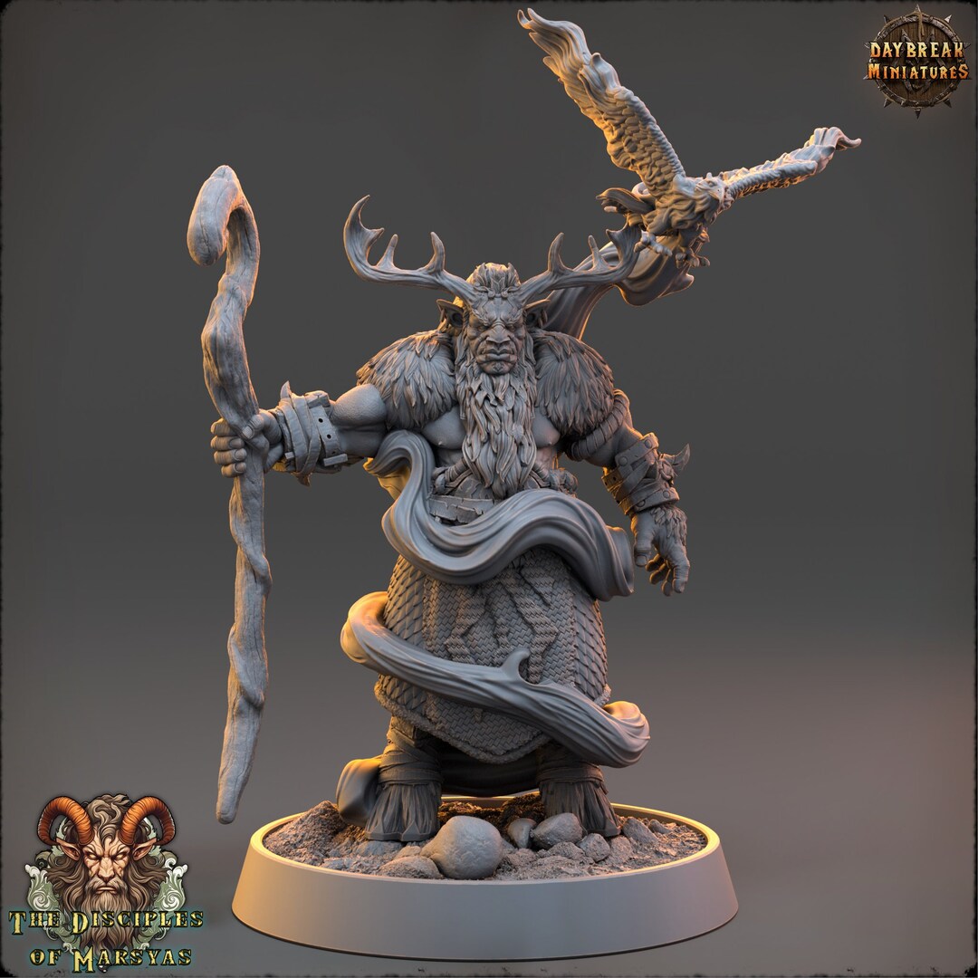 D&D Satyr Resin Miniature Dungeons and Dragons Tabletop RPG Dnd ...
