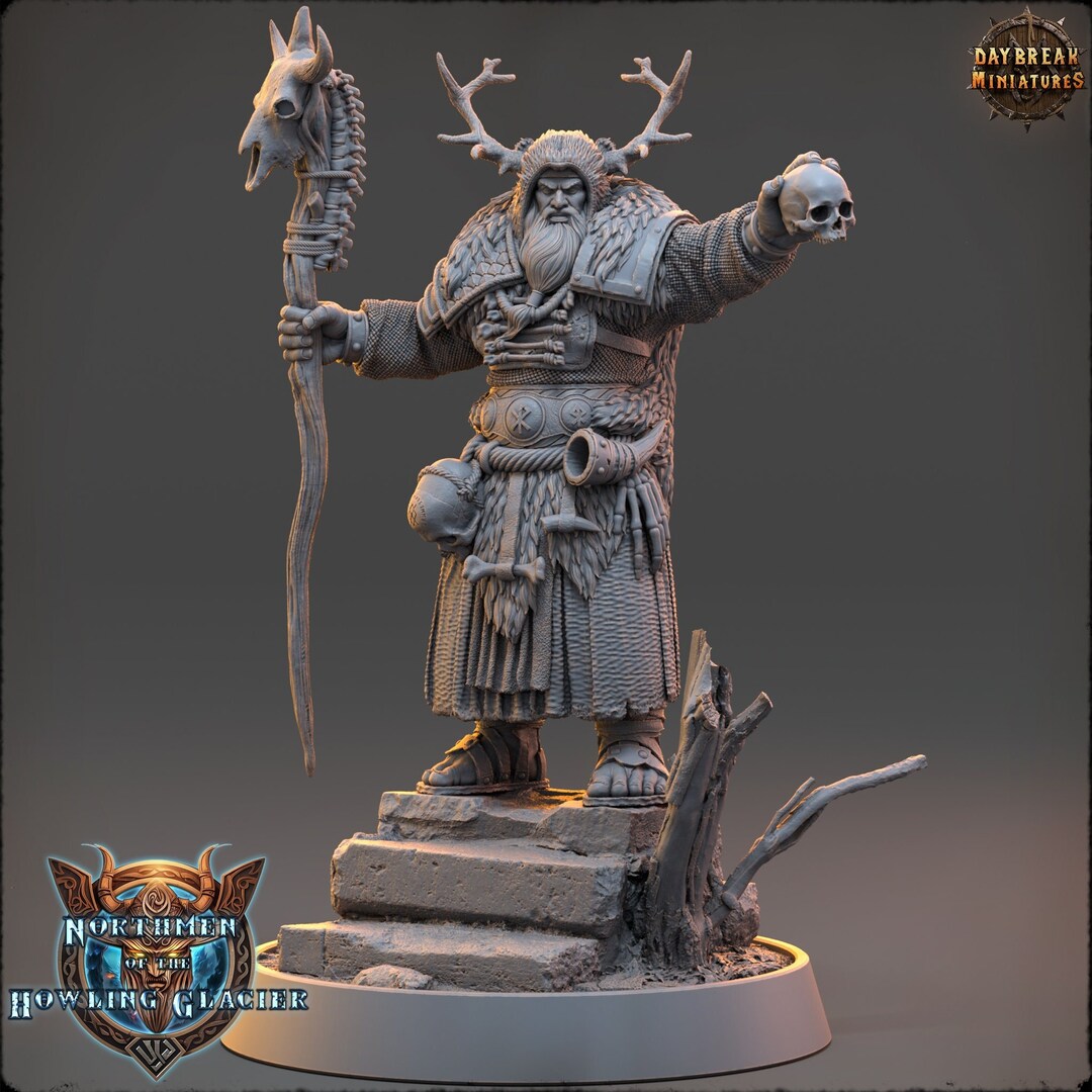 D&D Viking Resin Miniature Dungeons and Dragons Tabletop RPG Dnd ...