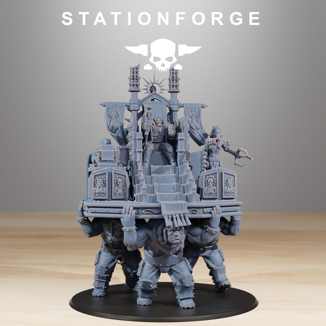 National Guard Royal Throne Grimdark Tabletop RPG Wargaming Station ...