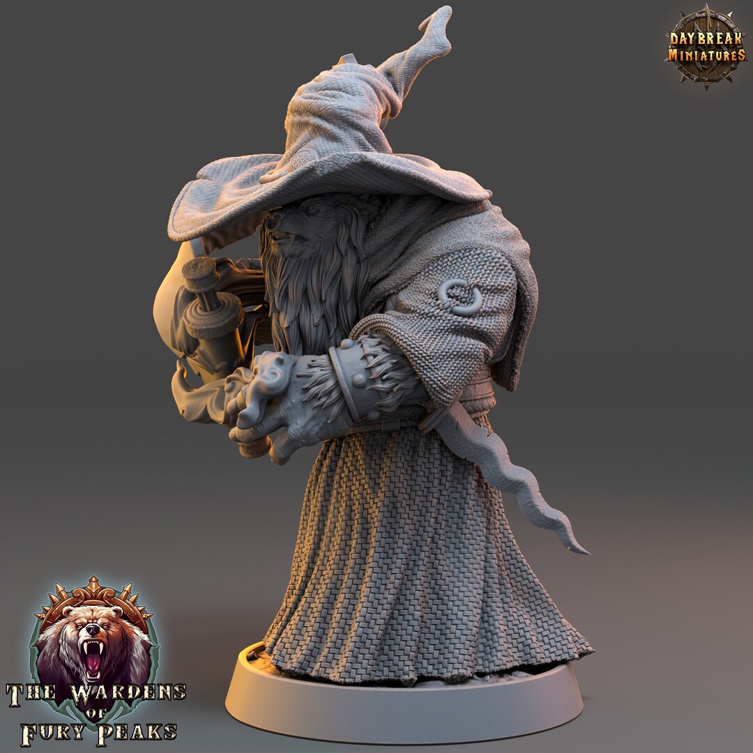 D&D Ursine Resin Miniature Dungeons and Dragons 75mm Tabletop RPG Dnd ...