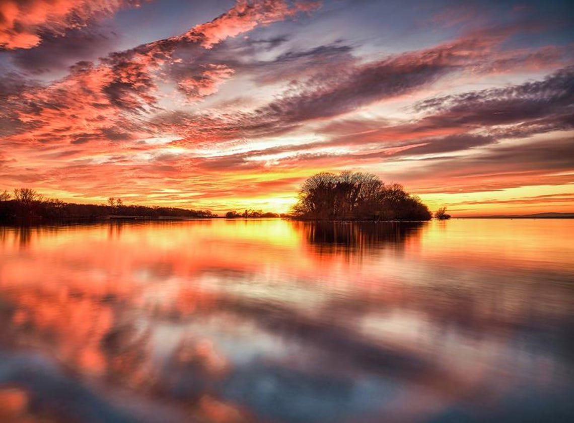 Lough Neagh Sunset Print: Irish Landscape Photography - Etsy