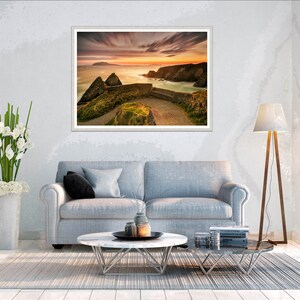Irish Landscape Print, Dunquin Harbour, Wild Atlantic Way, Dingle ...