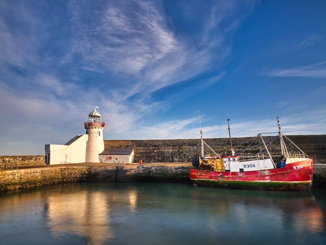 Balbriggan Harbour Co Dublin, Irish Landscape Photography, Fishing Boat ...