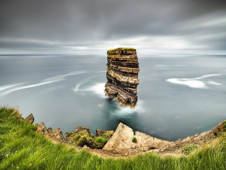 Dun Briste Sea Stack Print: County Mayo, Wild Atlantic Way - Etsy