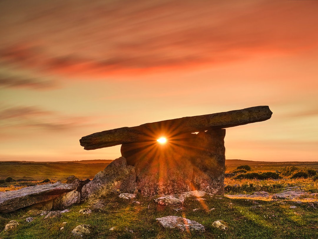 Poulnabrone Dolmen,irish Landscape Photography,co Clare, Irish Wall Art ...