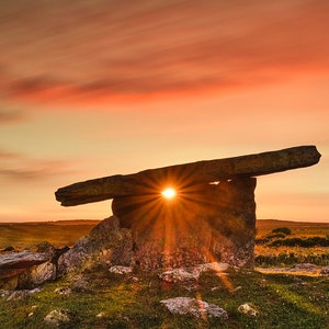 Poulnabrone Dolmen,irish Landscape Photography,co Clare, Irish Wall Art ...