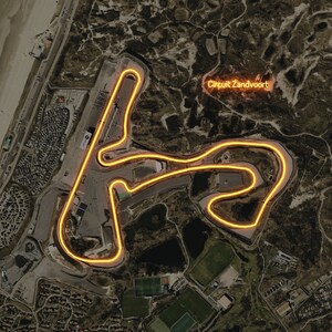 Dutch Grand Prix @ Circuit Zandvoort — F1 Racing Track Map Poster - Etsy