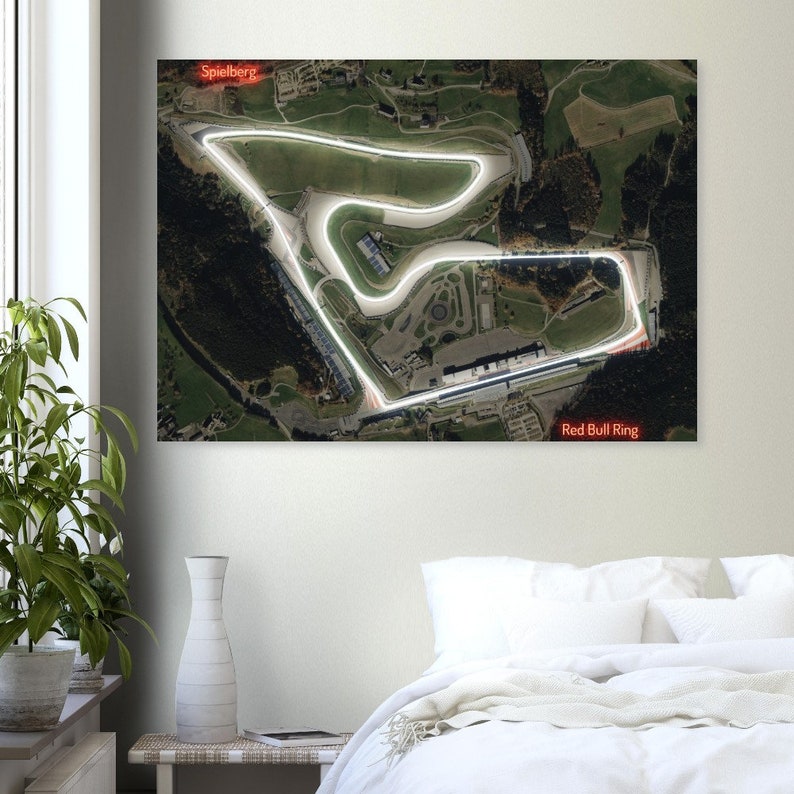 Red Bull Ring — Racing Track Map Poster - Etsy
