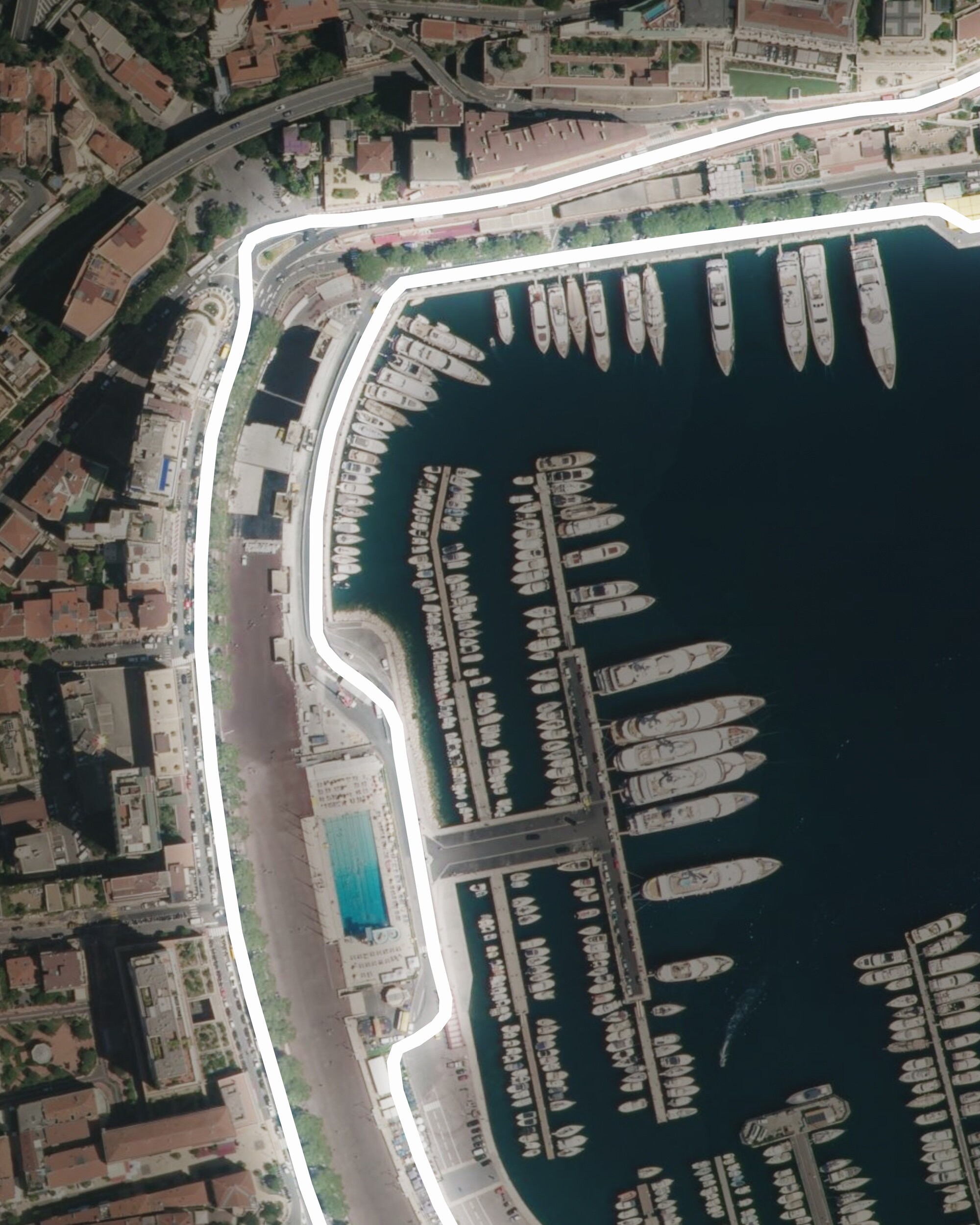 Circuit De Monaco — Racing Track Map Poster - Etsy