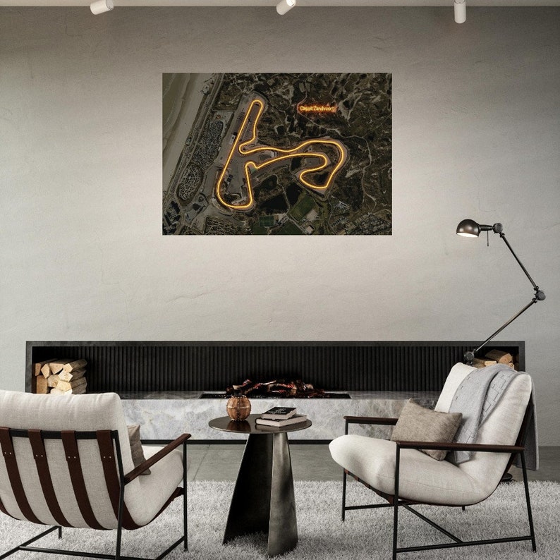 Dutch Grand Prix @ Circuit Zandvoort — F1 Racing Track Map Poster - Etsy