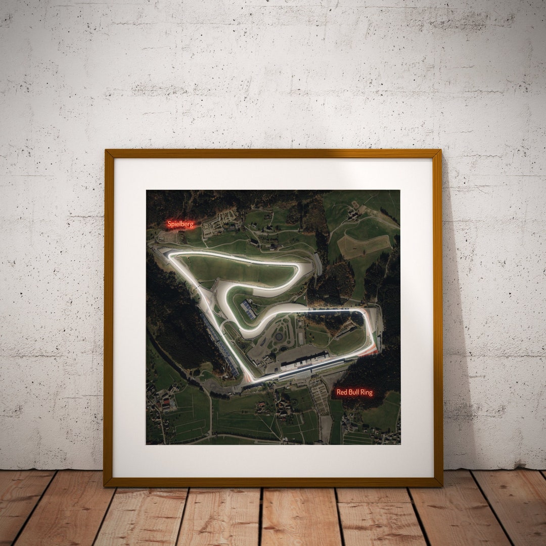 Red Bull Ring — Racing Track Map Poster - Etsy