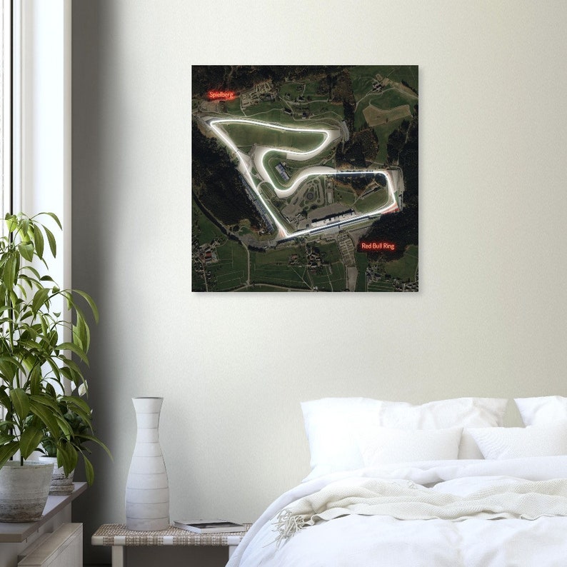 Red Bull Ring — Racing Track Map Poster - Etsy