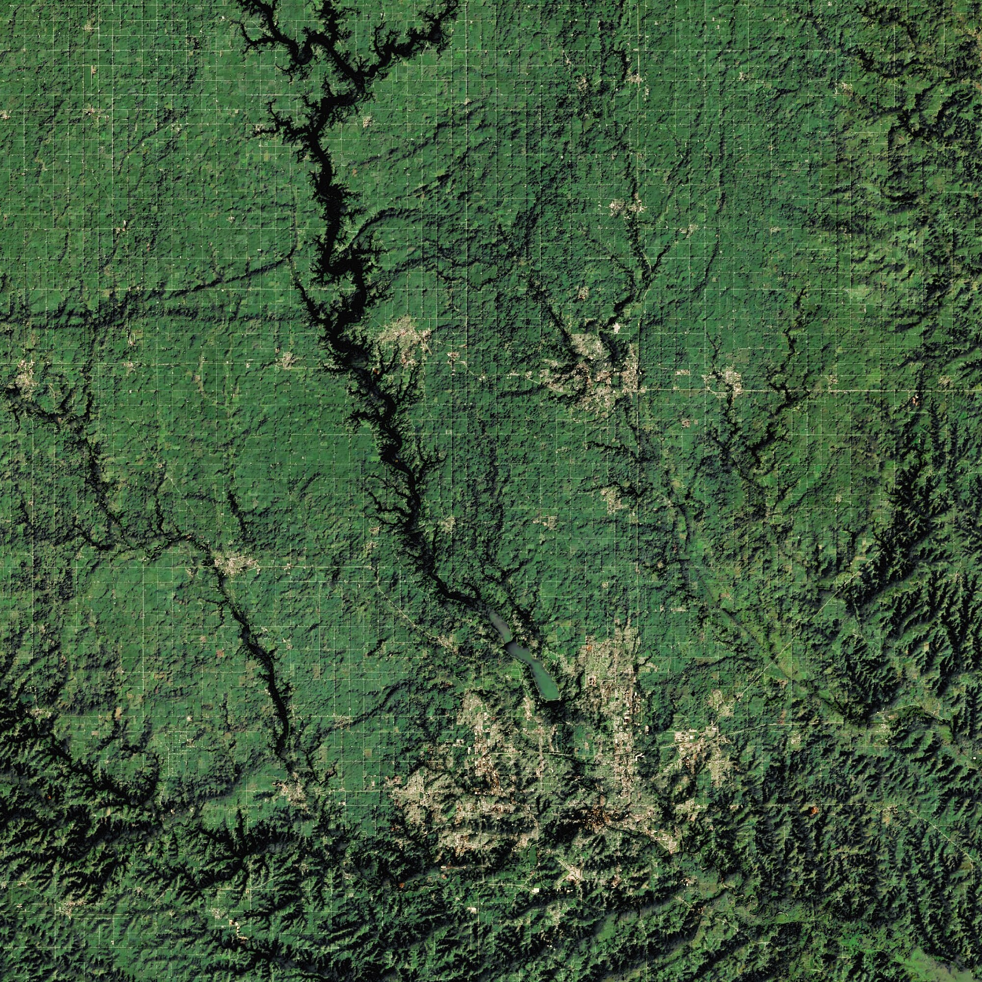 Iowa — Satellite Imagery US Map Poster - Etsy
