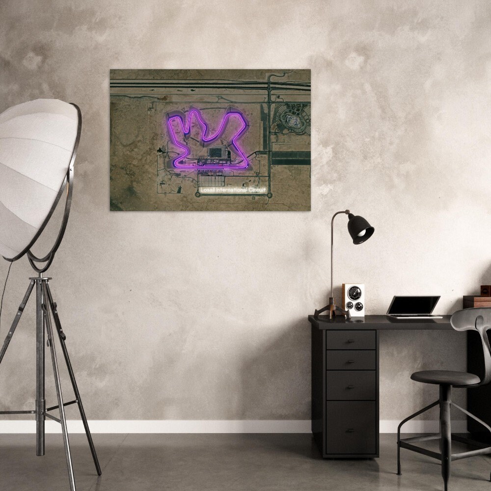 Qatar Grand Prix Losail International Circuit F1 Track Map - Etsy