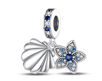 Sea Shell Clam Conch Star Fish Charm Bracelet Compatible Pandora Comp ...